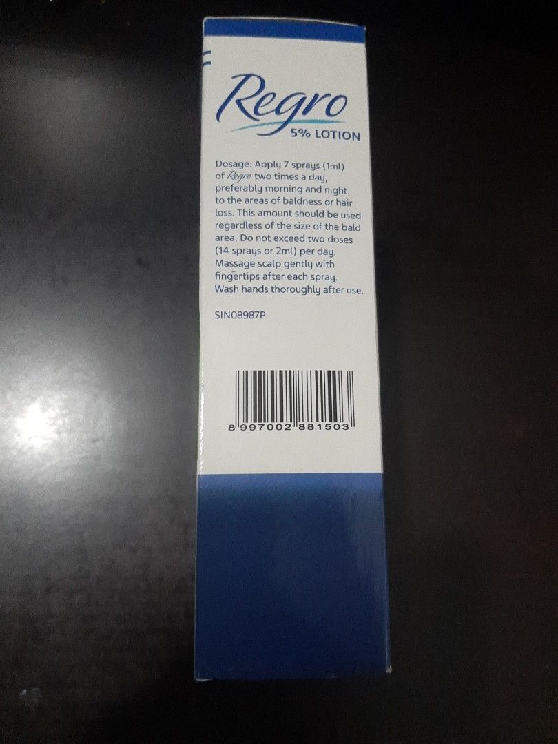 Regro 5% Minoxidil Lotion For Hair Growth, Beauty & Personal Care, Hair on Carousell