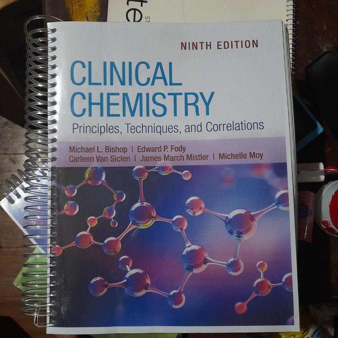 [REPRINT] Clinical Chemistry by Bishop (9th Edition) | medtech book ...