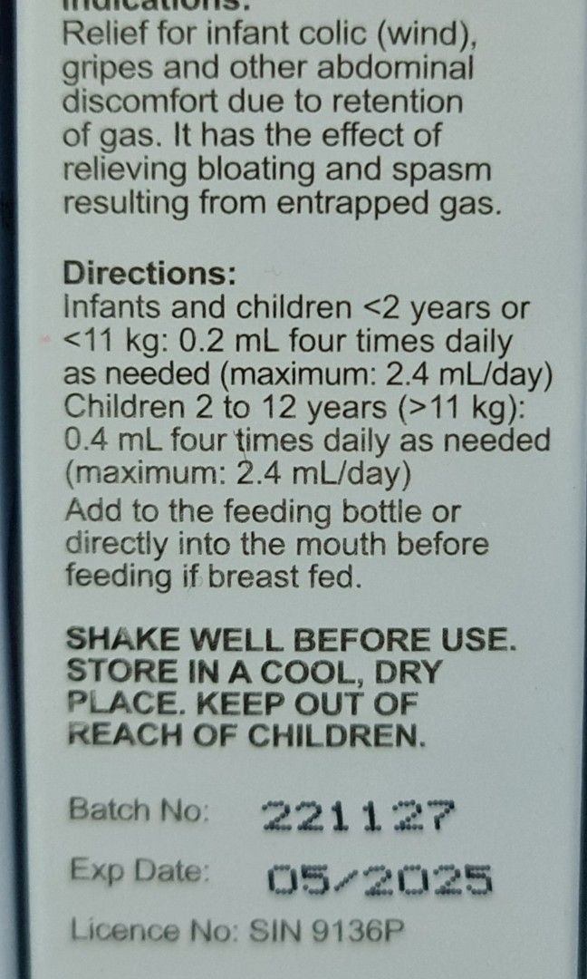 Ridwind Baby Drops, Health & Nutrition, Health Supplements, Vitamins ...