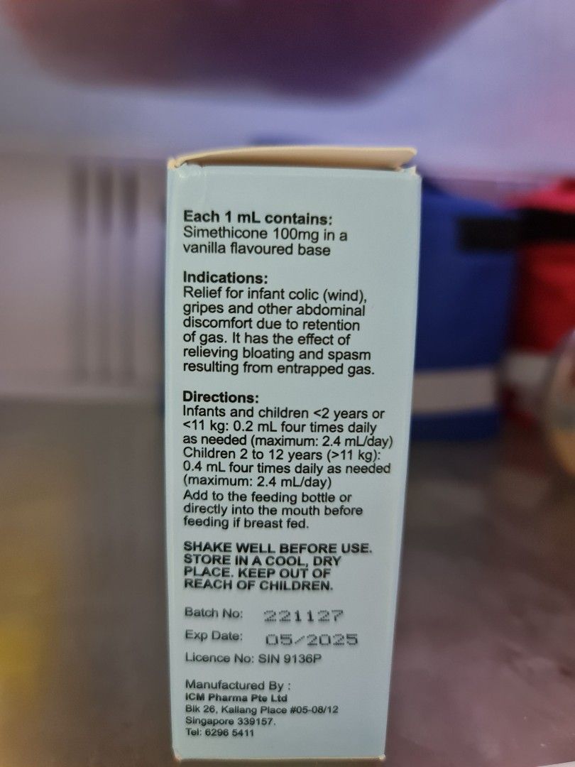 Ridwind Baby Drops, Health & Nutrition, Health Supplements, Vitamins ...