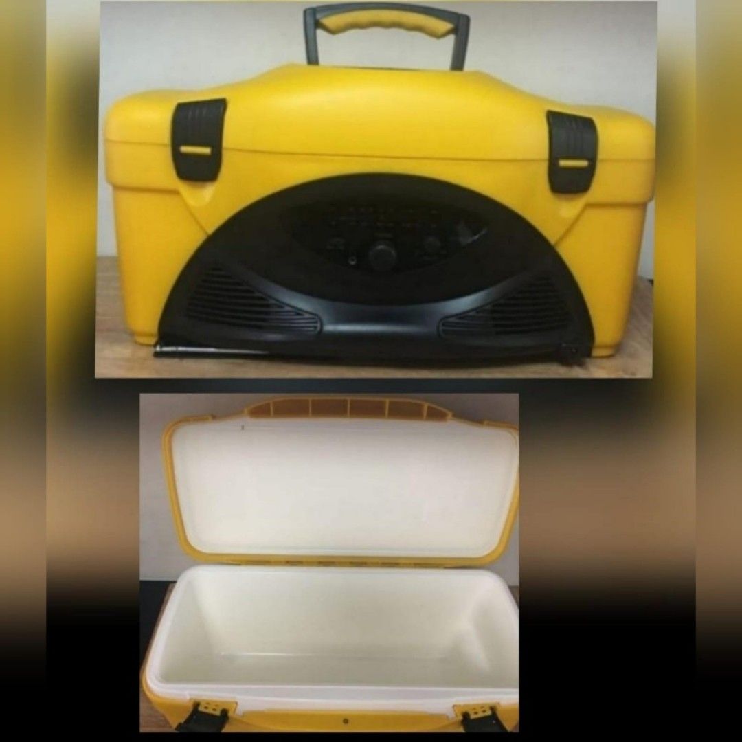 Rock Cooler box with Radio, Furniture & Home Living, Outdoor Furniture ...