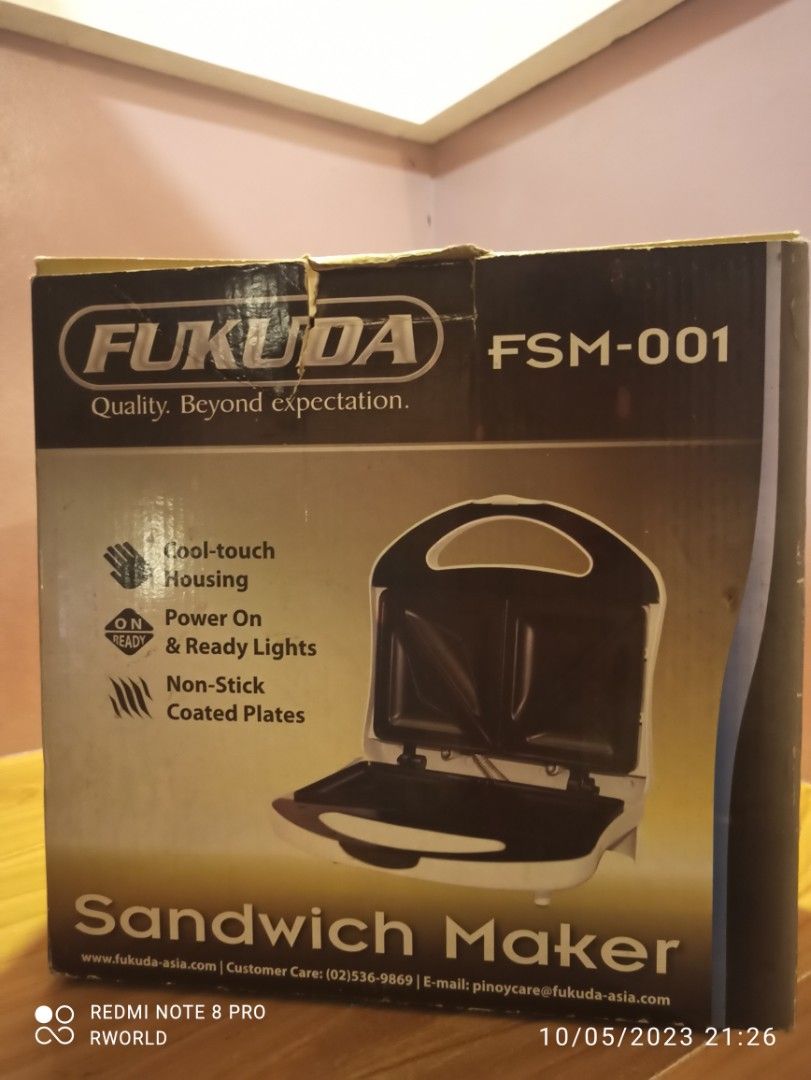 Sandwich Maker Fukuda, TV & Home Appliances, Kitchen Appliances, Coffee ...