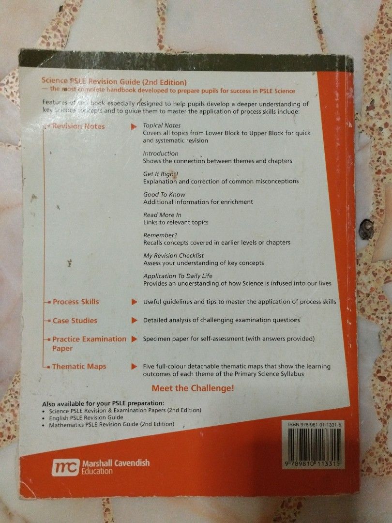 Science PSLE Revision Guide by Tags: Teo-Gwan Wai Lan 2nd Edition ...