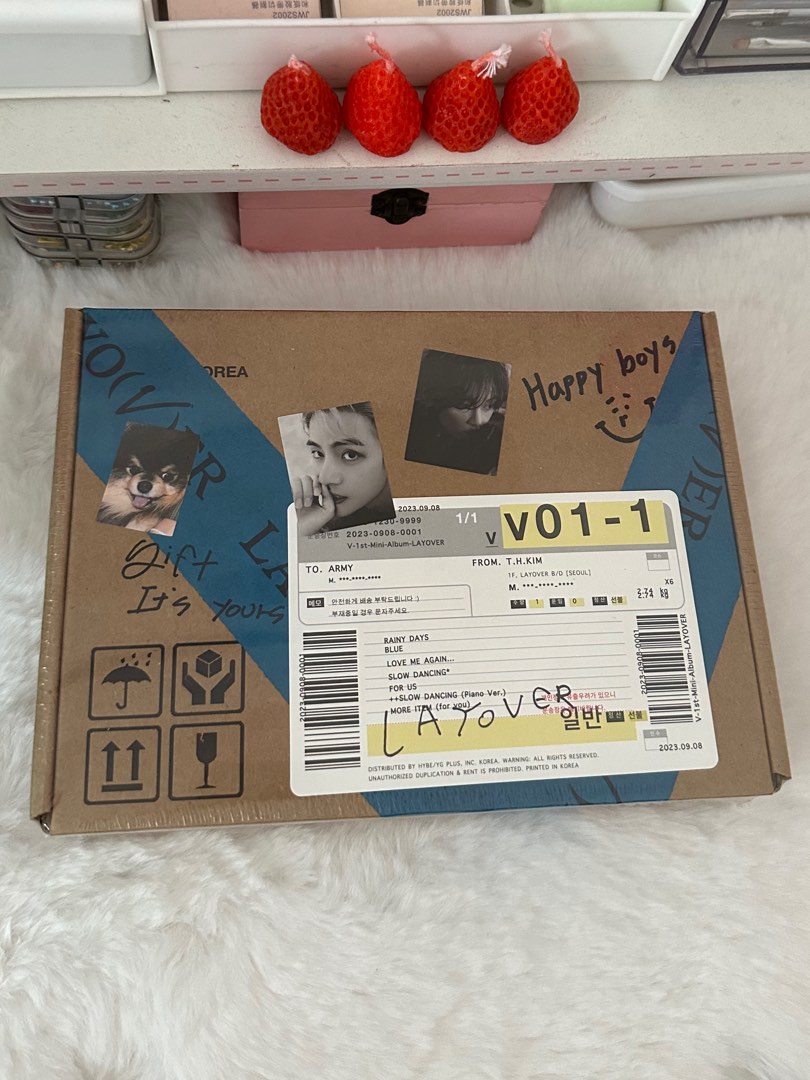 [UNSEALED] V Layover Album - Blue, Hobbies & Toys, Memorabilia ...