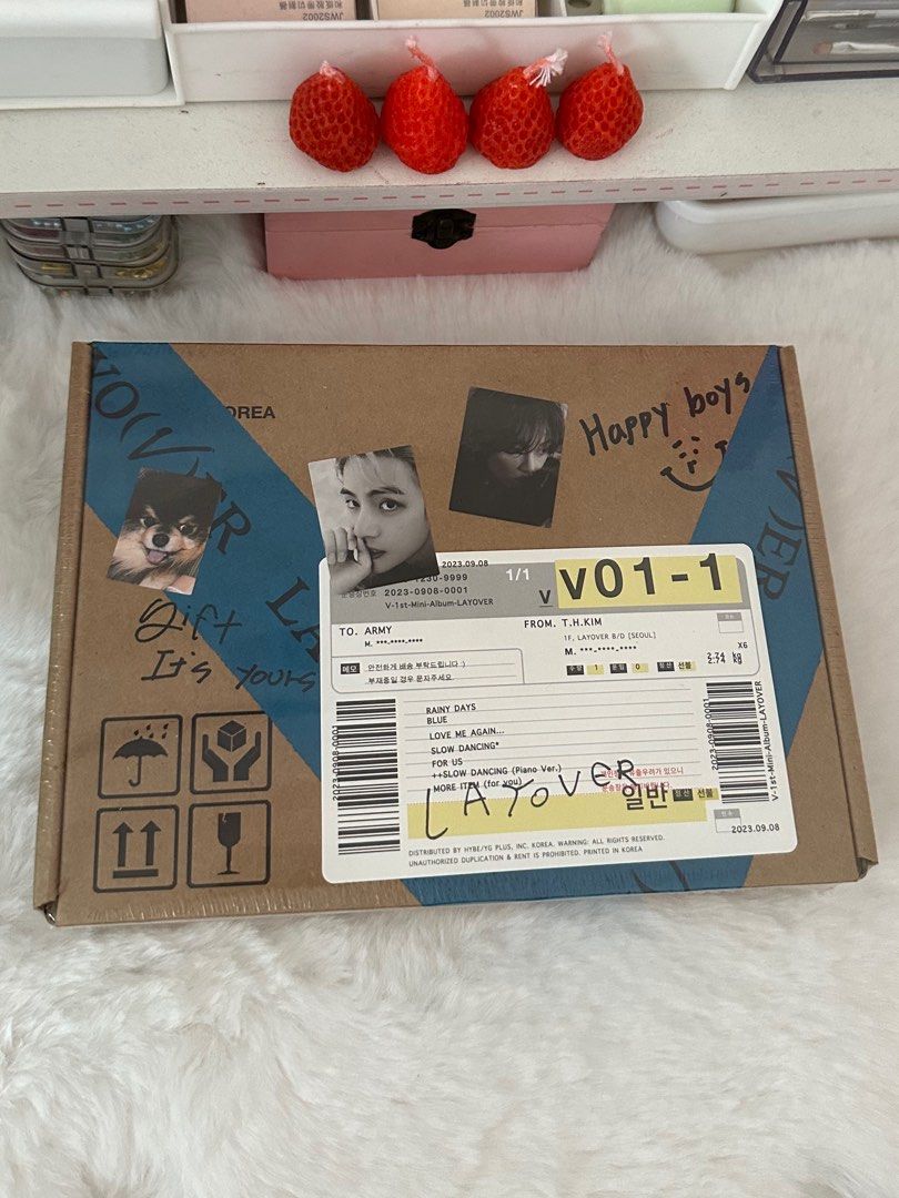 [UNSEALED] V Layover Album - Blue, Hobbies & Toys, Memorabilia ...