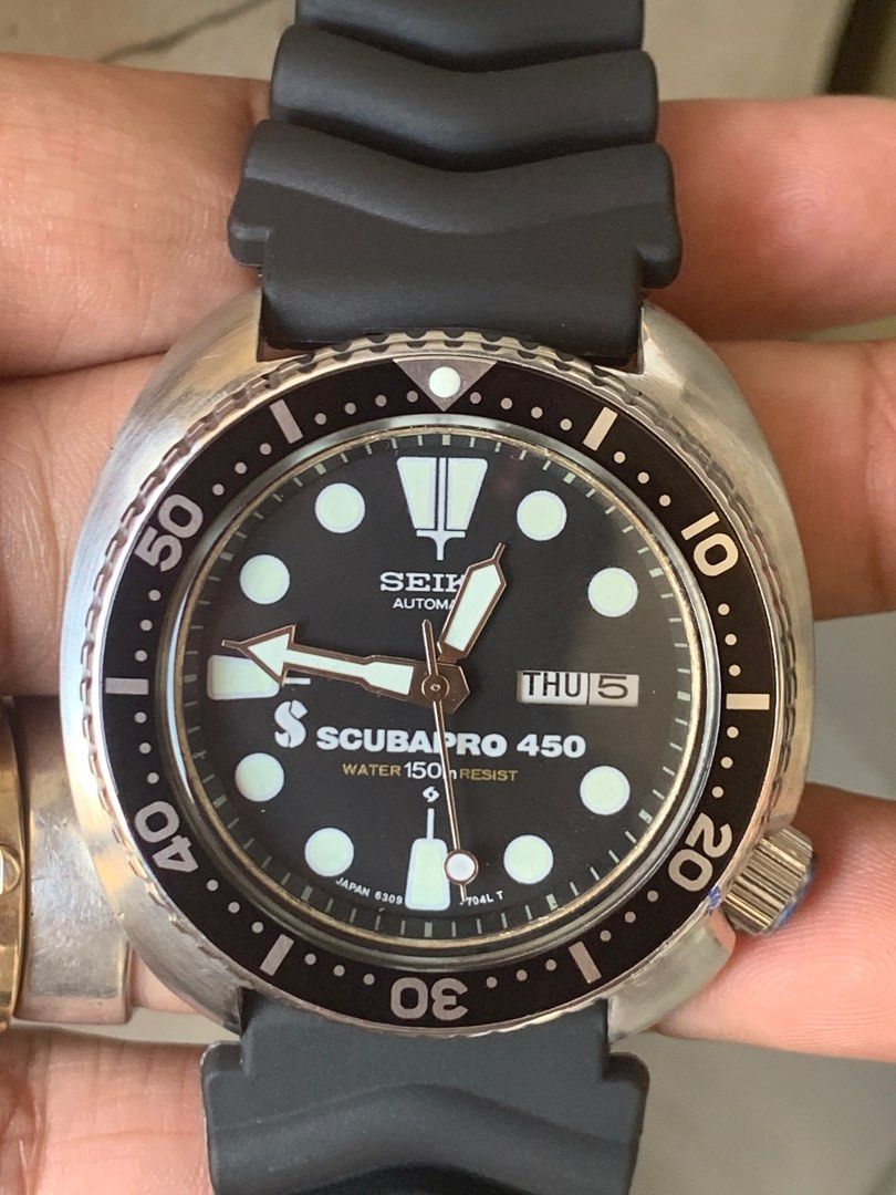 SEIKO DIVER'S 6309-7040 TURTLE SCUBAPRO DIAL, Men's Fashion, Watches ...