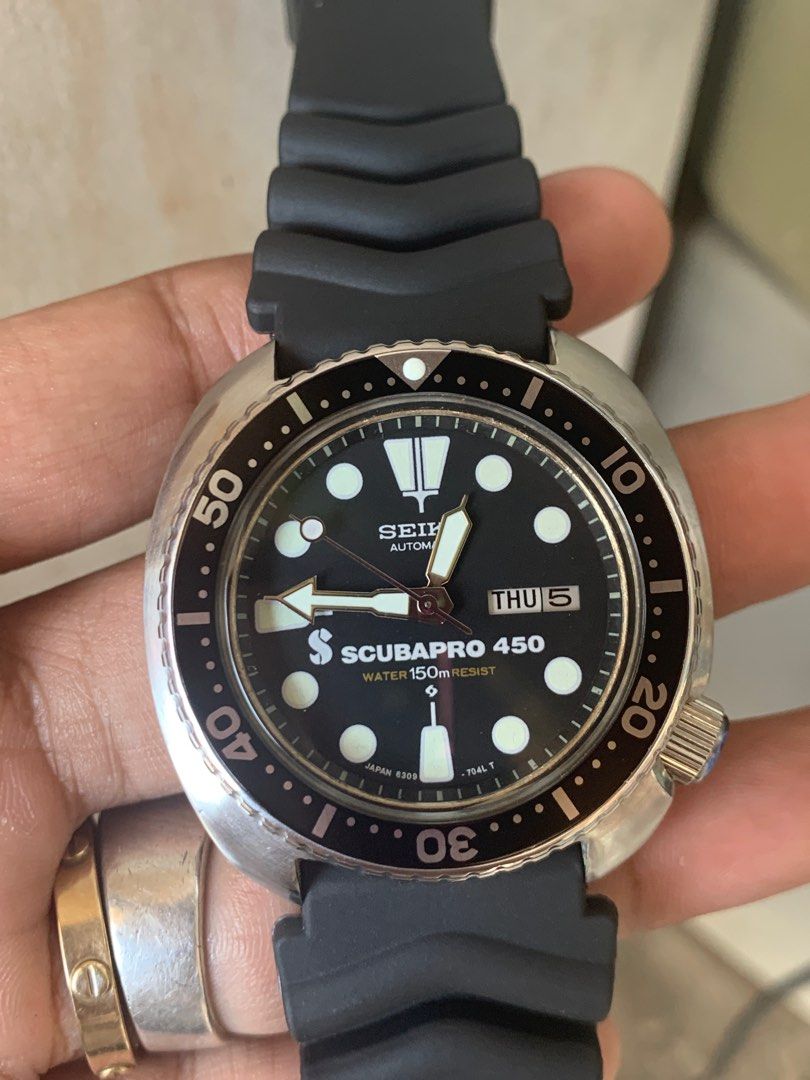 SEIKO DIVER'S 6309-7040 TURTLE SCUBAPRO DIAL, Men's Fashion, Watches ...