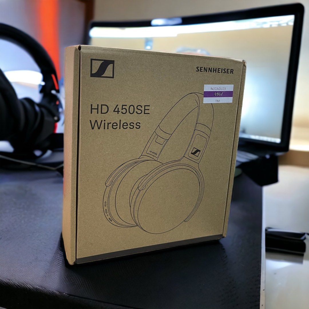 Sennheiser HD 450 SE Over-Ear Active Noise Cancelling Headphones, 30-hour battery life with USB ...