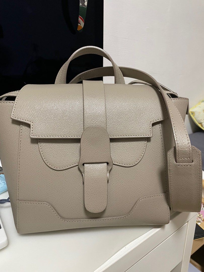 Senreve mini maestra pebbled in sand, Luxury, Bags & Wallets on Carousell