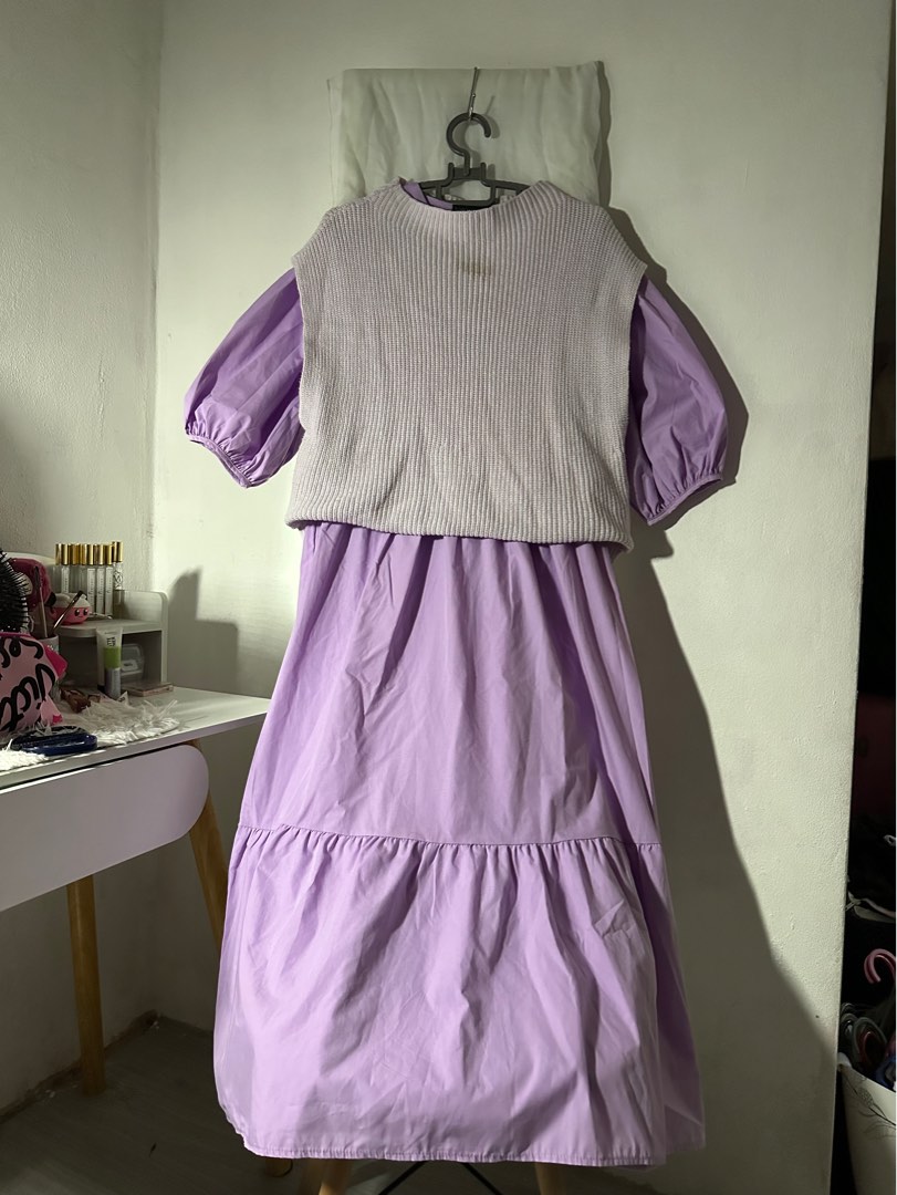 SET DRESS 2in1, Women's Fashion, Dresses & Sets, Dresses on Carousell