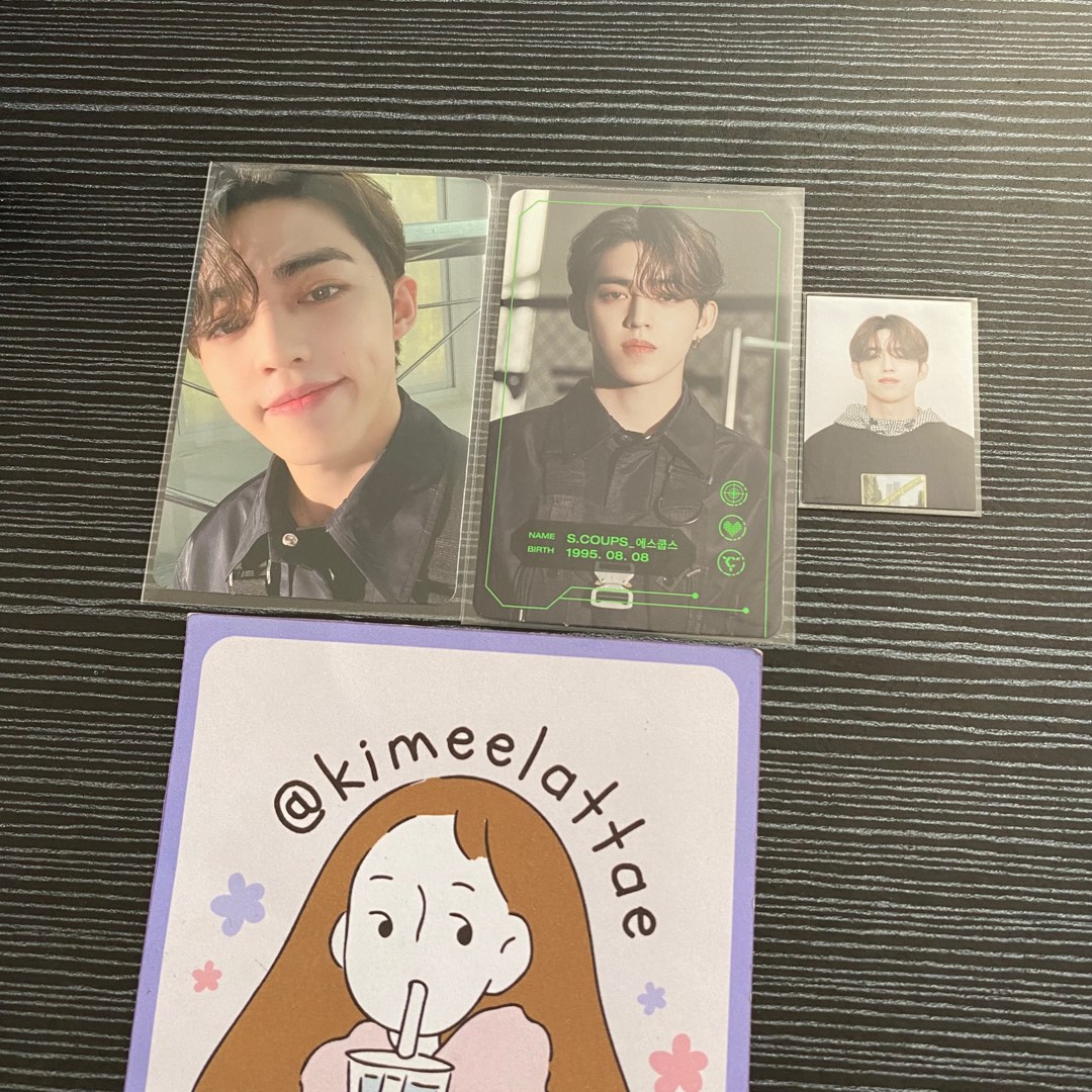 SEVENTEEN SVT S.COUPS SEUNGCHEOL CARAT MEMBERSHIP KIT SET - Photocard, Game Card, ID Photo ...