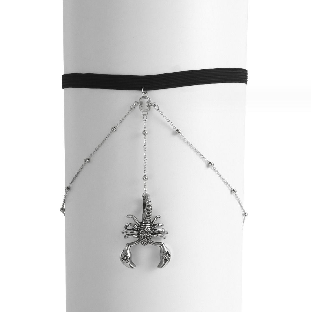 Sexy Scorpion Thigh Chain with Metal Copper Bead Chain Fashion Scorpion ...