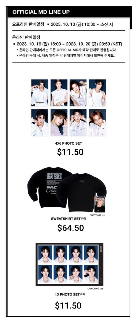 [SG GO] NCT 127 5TH FULL ALBUM 'FACT CHECK' MD (ONLINE) Taeil Johnny ...