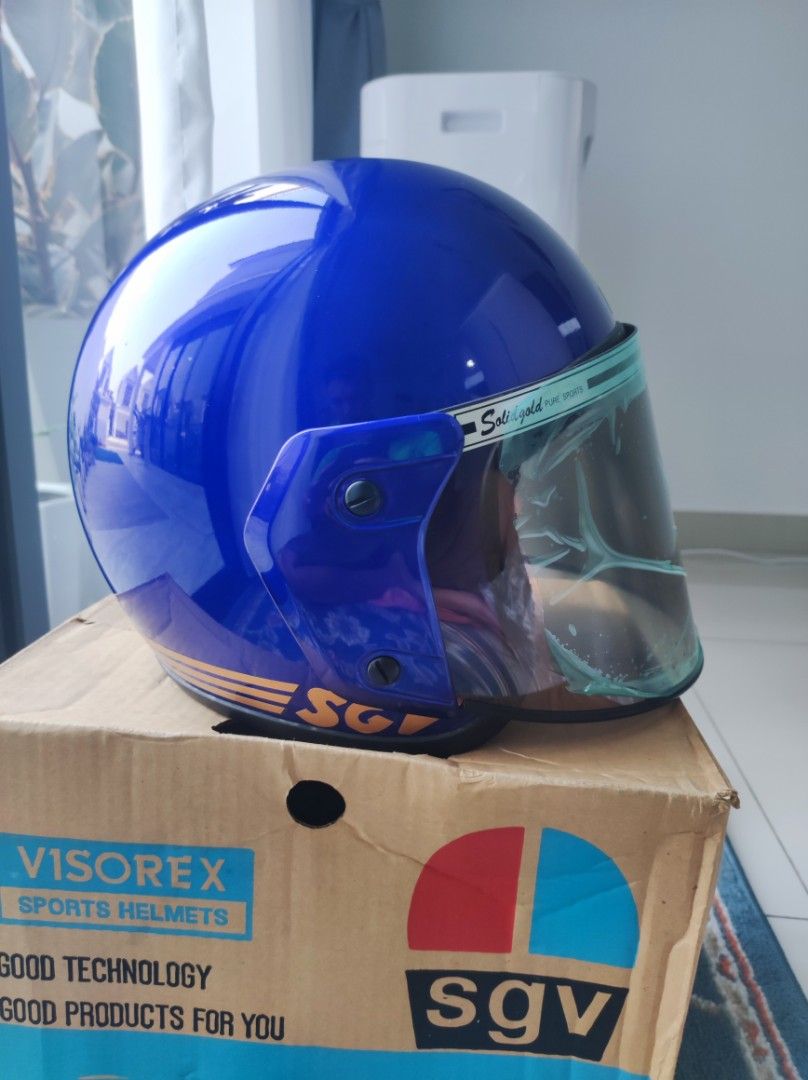 SGV VISOREX FIRST MODEL KELUARAN 90AN NOS, Motorbikes on Carousell