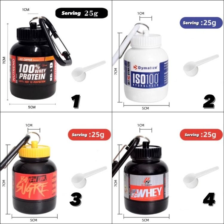 Single/Double Scoop Whey Protein Holder, Sports Equipment, Exercise ...