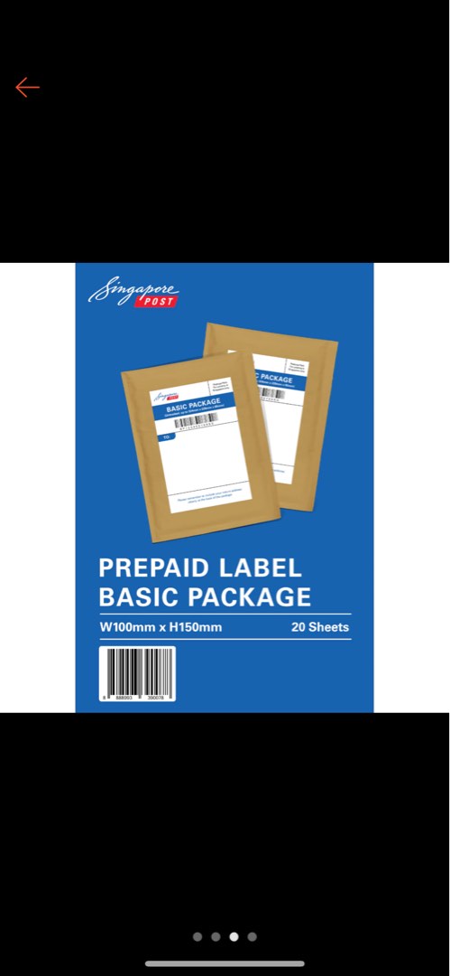singpost basic package prepaid label, Hobbies & Toys, Memorabilia ...