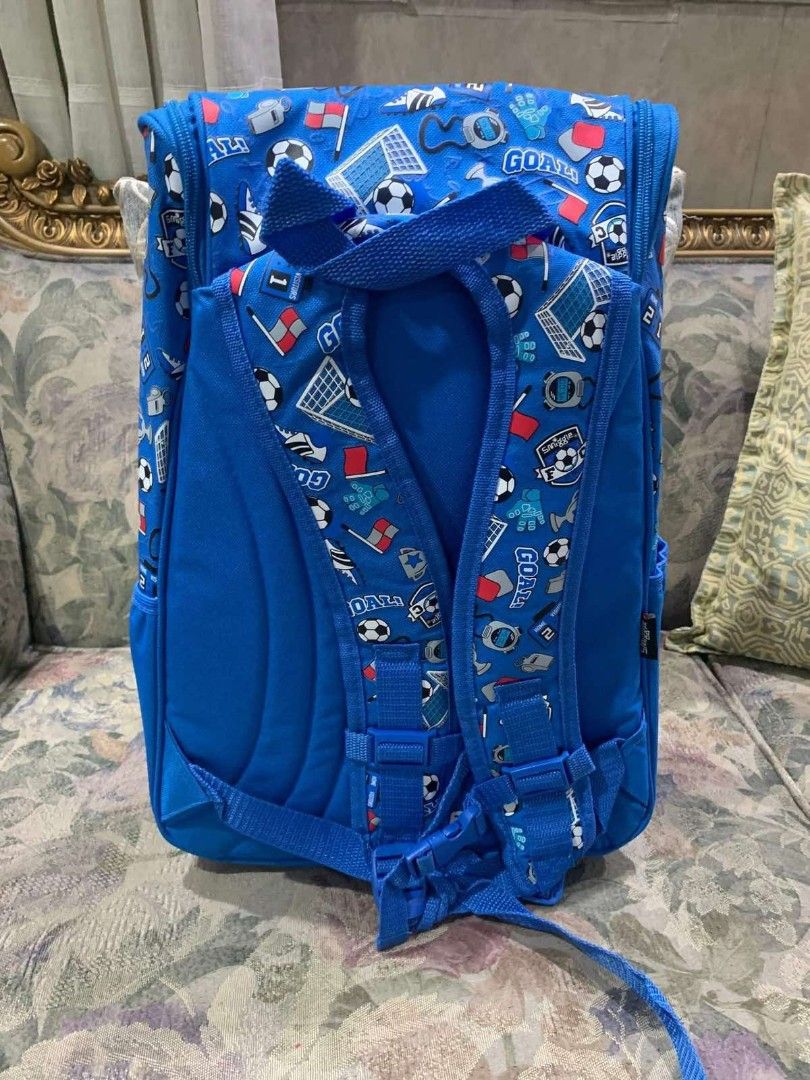 Smiggle Backpack ( Soccer Blue ), Women's Fashion, Bags & Wallets ...