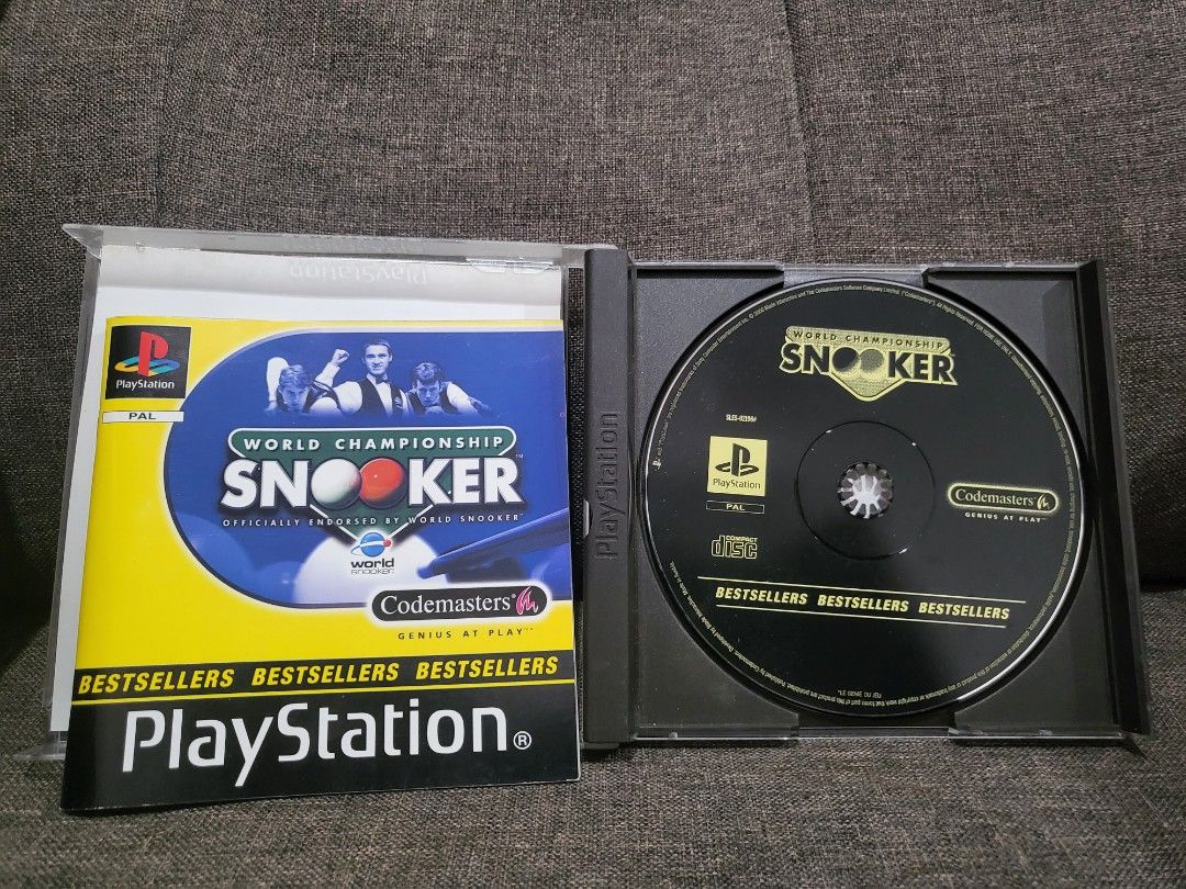 Snooker sony playstation PS1, Musik & Media, CD, DVD & Lainnya di Carousell