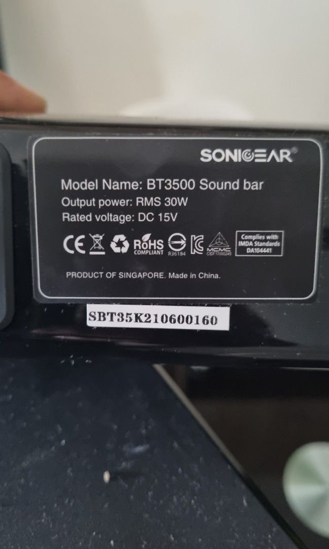 Sonic gear BT3500 sound bar, Audio, Soundbars, Speakers & Amplifiers on ...