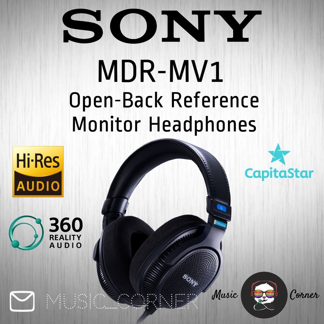 Sony MDR-MV1 Open-Back Reference Monitor Headphones, Audio, Headphones & Headsets on Carousell