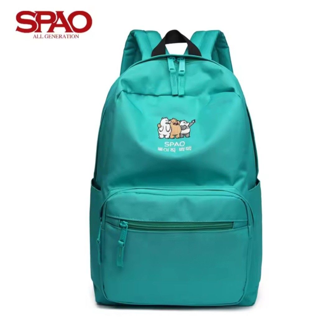 SPAO x We Bare Bears Backpack Bag Authentic, Women's Fashion, Bags ...