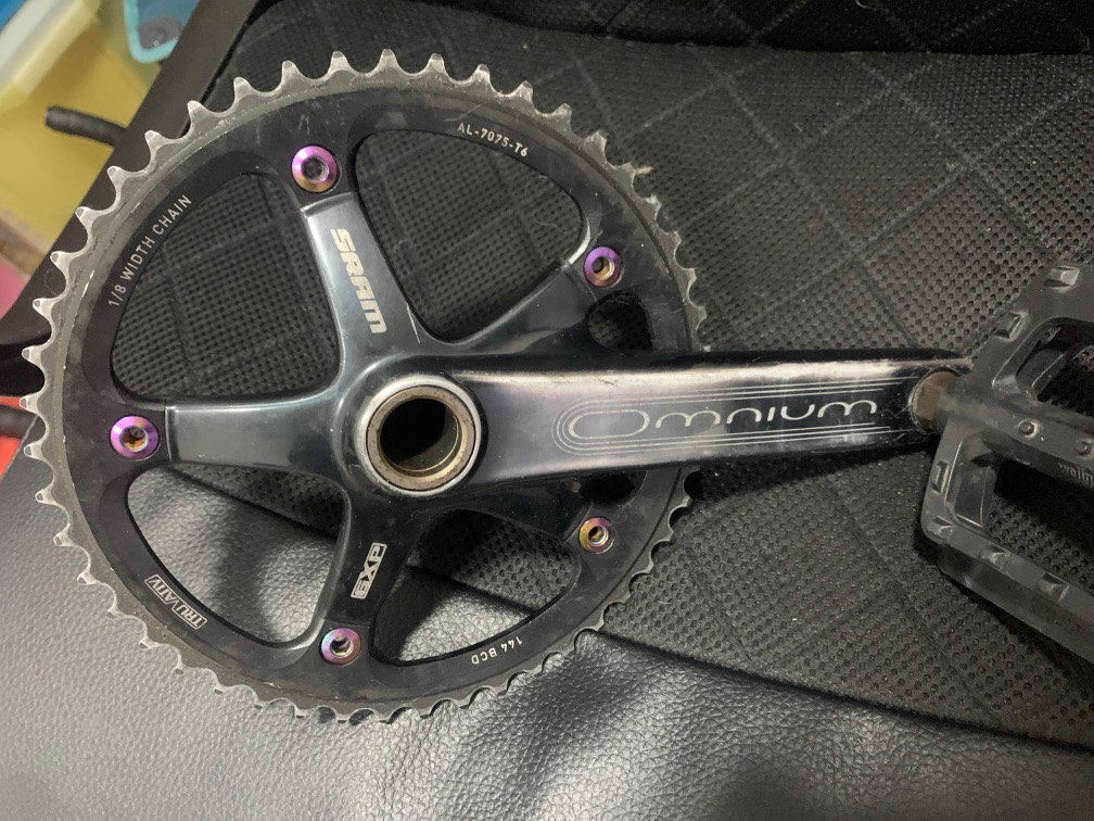 Sram Omnium Crankset, Sports Equipment, Bicycles & Parts, Parts ...