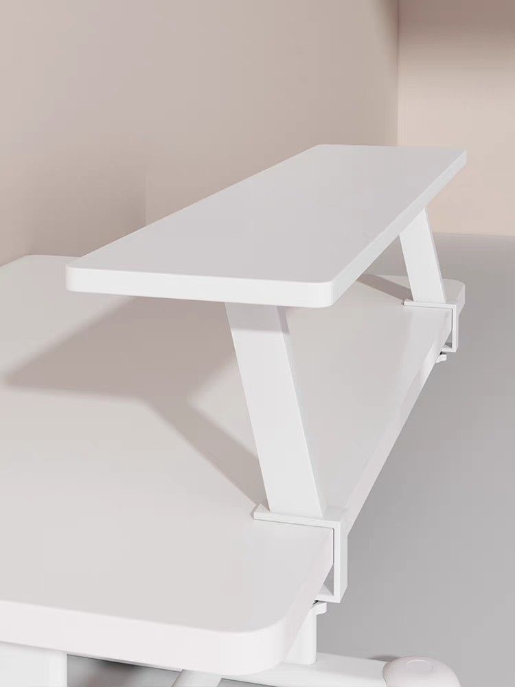 Study Computer Work Desk Extension Expansion Display Rack, Furniture ...