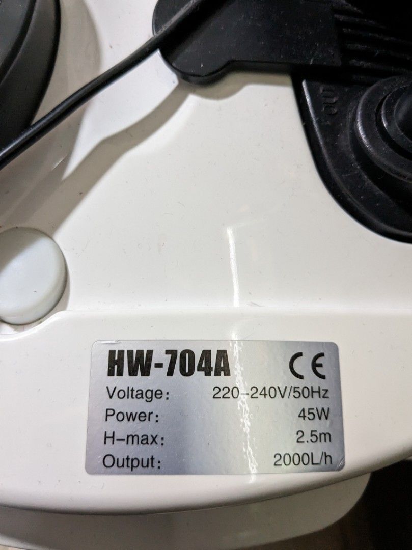 Sun sun casister filter HW-704a, Pet Supplies, Homes & Other Pet Accessories on Carousell