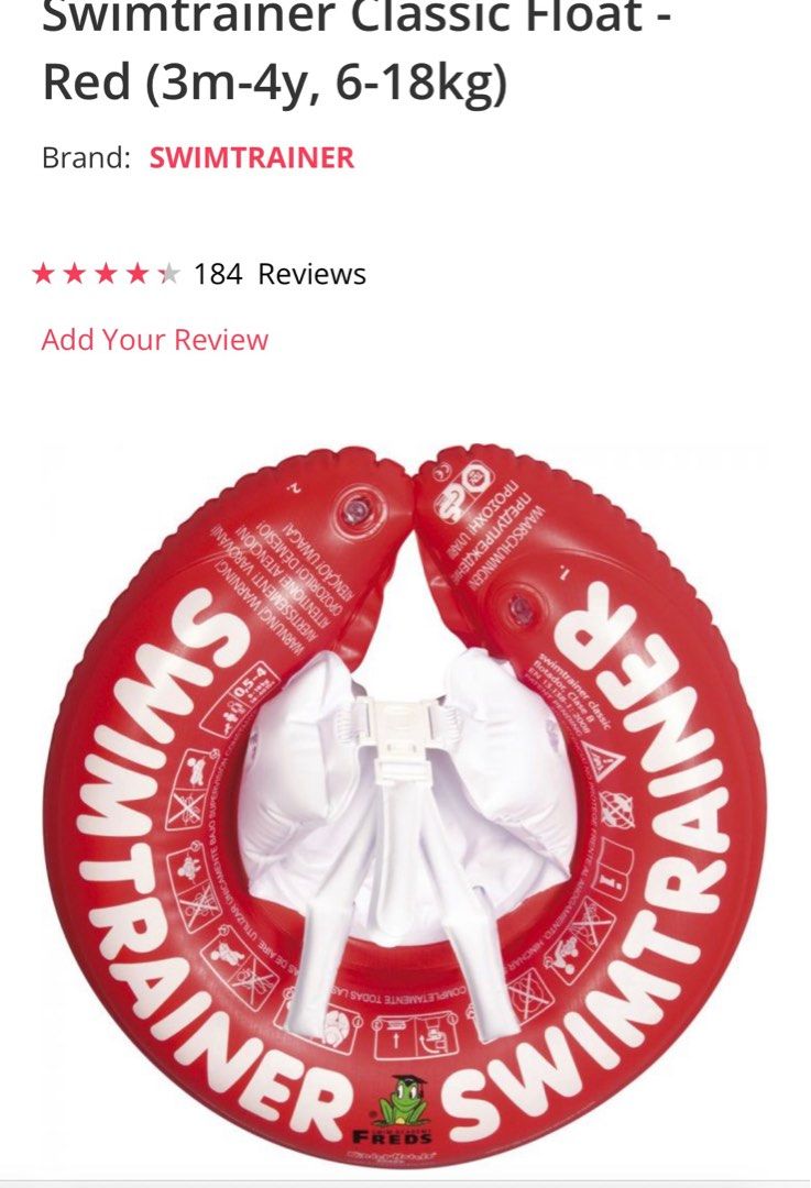 Swim trainer float, Babies & Kids, Going Out, Other Babies Going Out ...