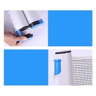 TABLE TENNIS NET RETRACTABLE PING PONG NETS PINGPONG BALL ADJUSTABLE ...