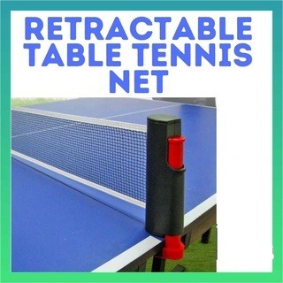 TABLE TENNIS NET RETRACTABLE PING PONG NETS PINGPONG BALL ADJUSTABLE ...