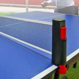 TABLE TENNIS NET RETRACTABLE PING PONG NETS PINGPONG BALL ADJUSTABLE ...