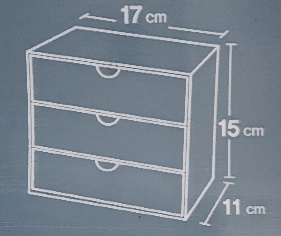 Table top Drawer. 3 tier, Furniture & Home Living, Home Decor, Other ...