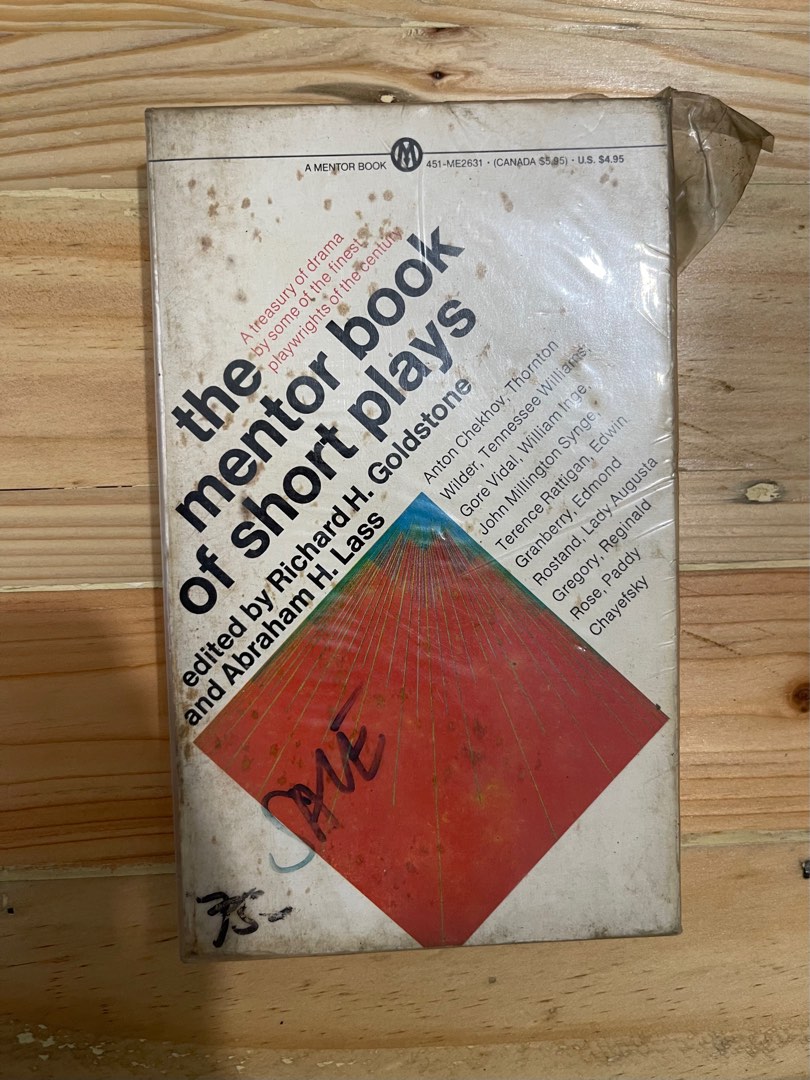 The Mentor Book of Short Plays (Theater and Drama), Hobbies & Toys ...