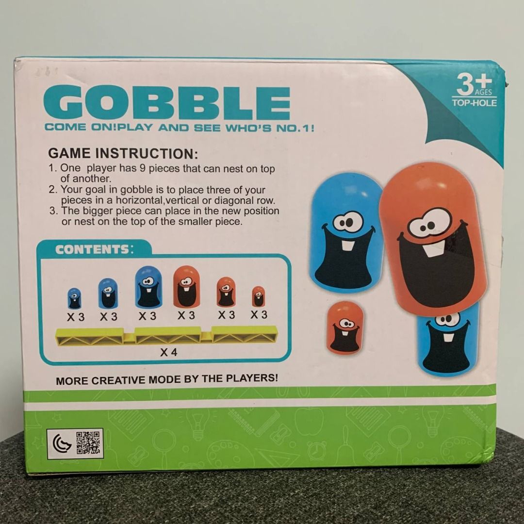 Tic Tac Toe Gobblet Gobblers Logic Game for Kids and Adults, Hobbies ...