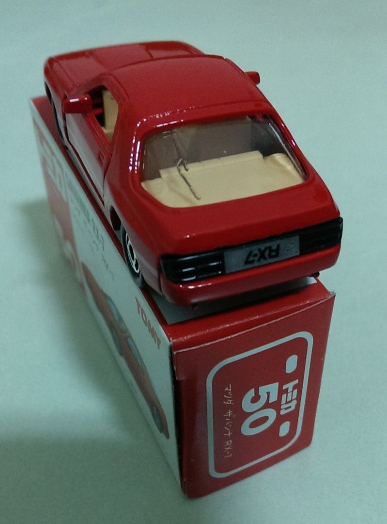 Tomica Red Box No. 50 Mazda Savanna RX-7 Red - Made in Japan TOMY ...