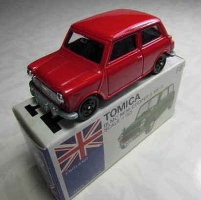 Tomica Special Model BLMC Mini Cooper S (Rare red body with black ...