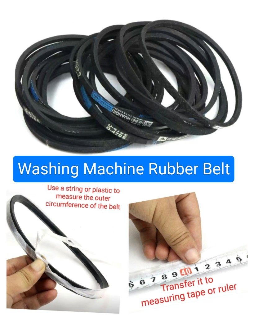 Top Load Washing Machine Rubber Belt, TV & Home Appliances, Washing ...
