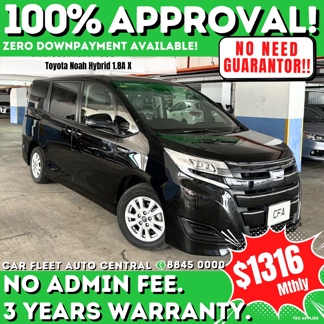Toyota Noah Hybrid 1.8 X Auto, Cars, Used Cars on Carousell