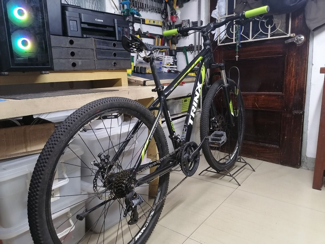 Trinx Majes 27.5 Black-Green Alloy MTB Mountain Bike, Sports Equipment ...