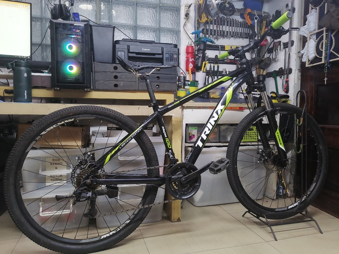 Trinx Majes 27.5 Black-Green Alloy MTB Mountain Bike, Sports Equipment ...
