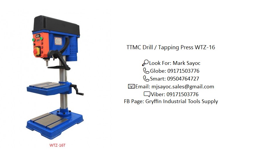 TTMC Drill / Tapping Press WTZ-16, Commercial & Industrial, Industrial ...