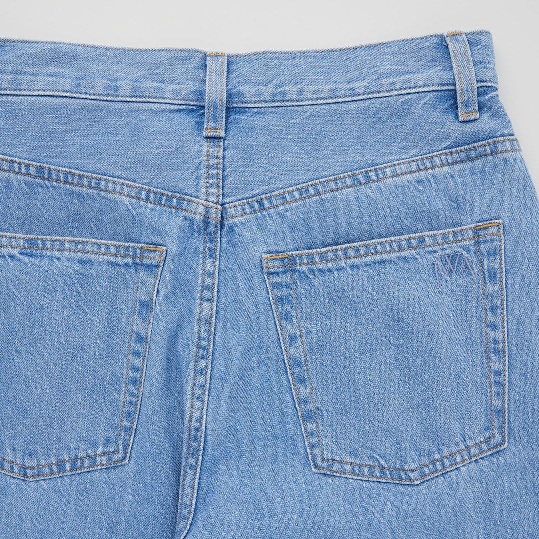 Uniqlo x JW Anderson SS22 Straight High Rise Jeans in Blue - JWA [FREE Tracked Mail], Women's ...