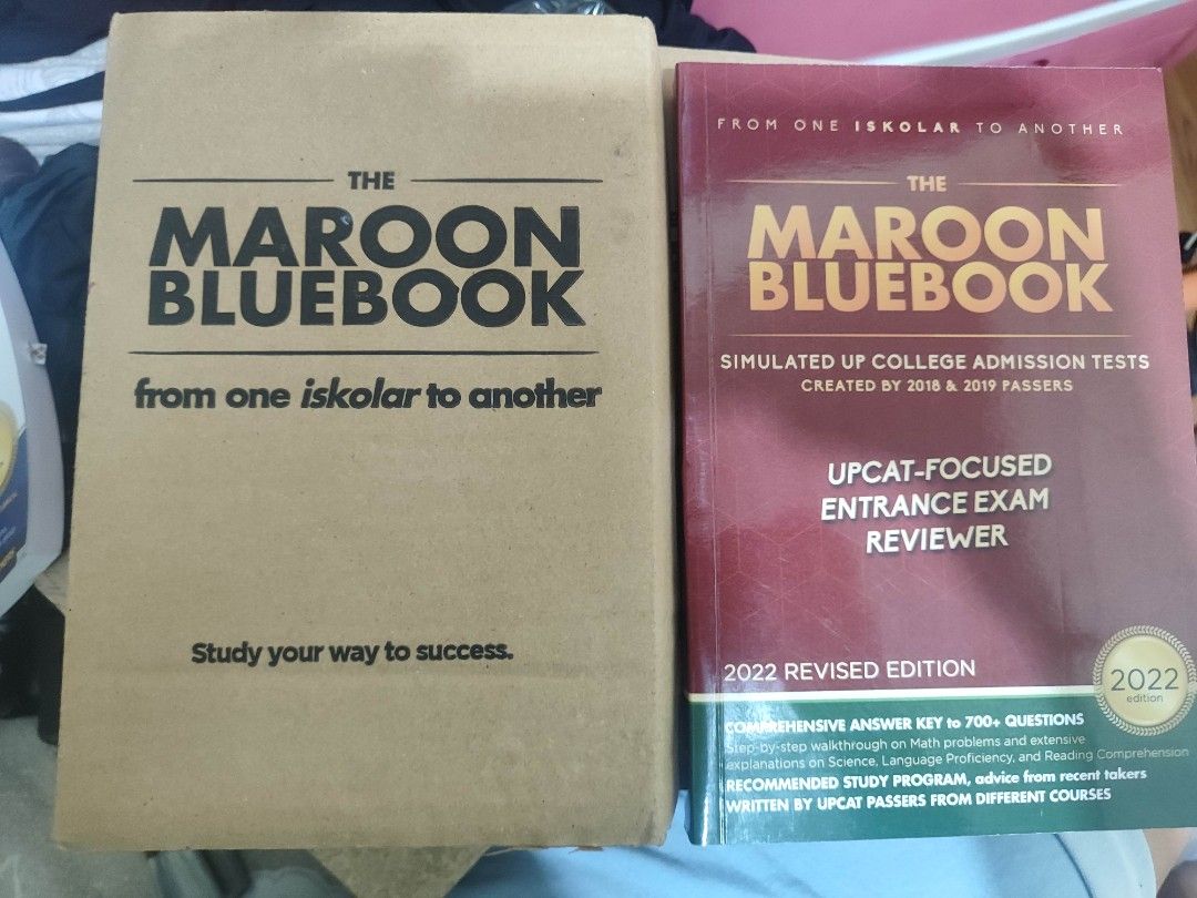 UPCAT Reviewer The Maroon Bluebook, Hobbies & Toys, Books & Magazines ...