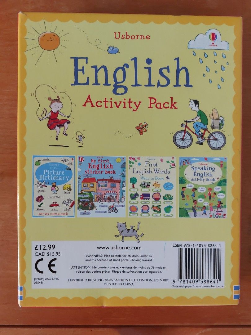 Usborne English Activity Pack, Hobbies & Toys, Books & Magazines ...