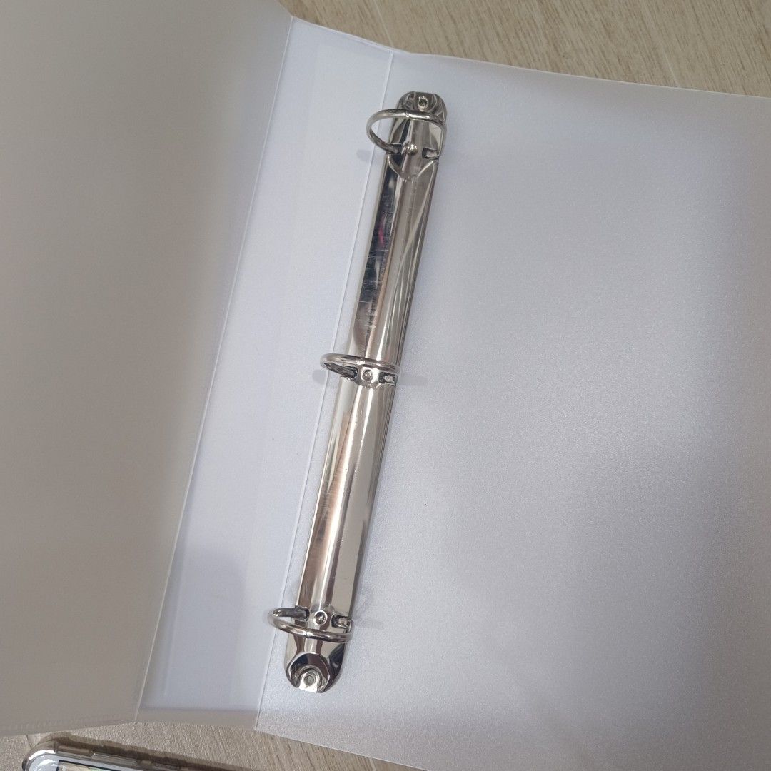 [USED] A4 3D RING TRANSLUCENT BINDER SHELL KPOP COLLECTION, Hobbies ...