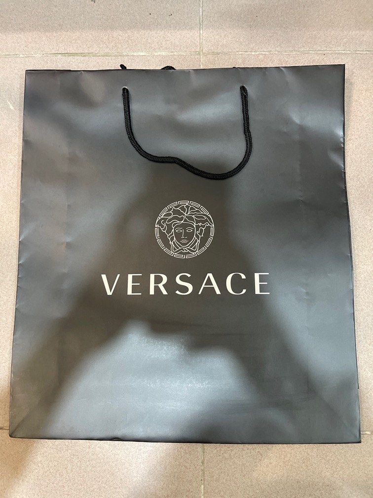 Versace Paper bag 36cm x 40cm, Luxury, Bags & Wallets on Carousell