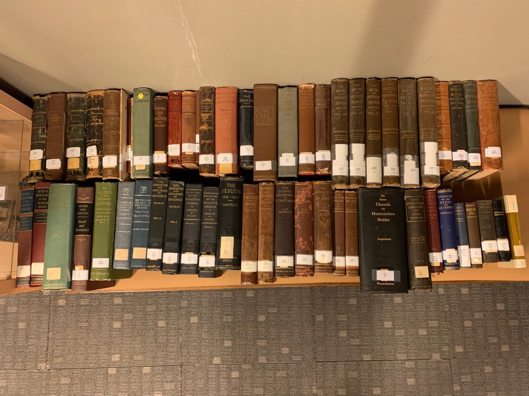 [Vintage] Books on Christianity (Martin Luther, Darwin, John Wesley ...