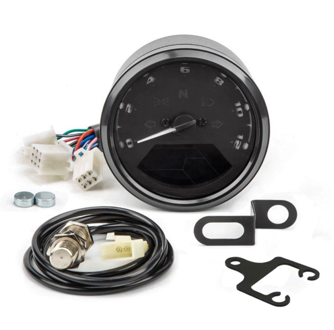 Vintage Digital speedometer, Motorcycles, Motorcycle Accessories on ...