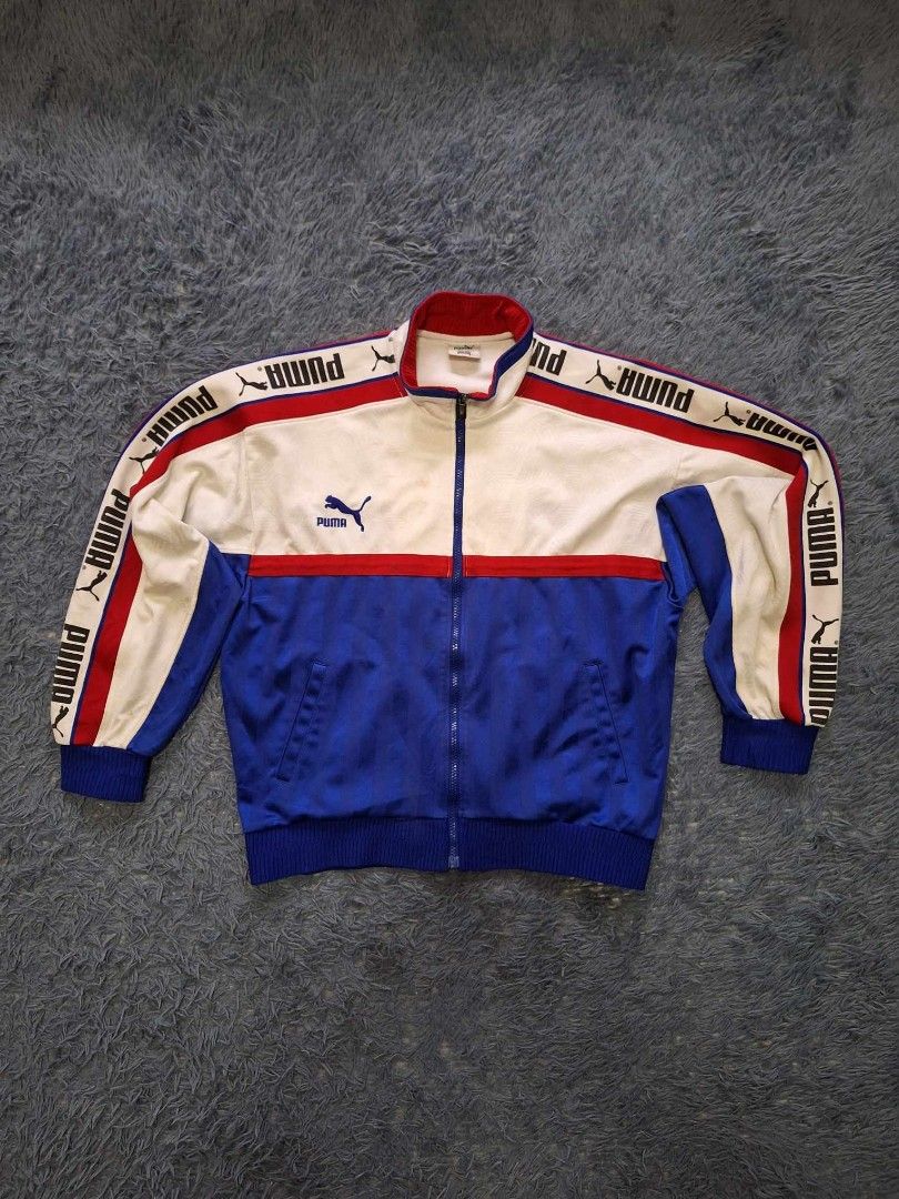 VINTAGE PUMA TRACK JACKET, Men's Fashion, Coats, Jackets and Outerwear ...